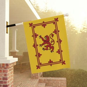 Lion Rampant Garden Banner: Royal Arms of Scotland - Etsy
