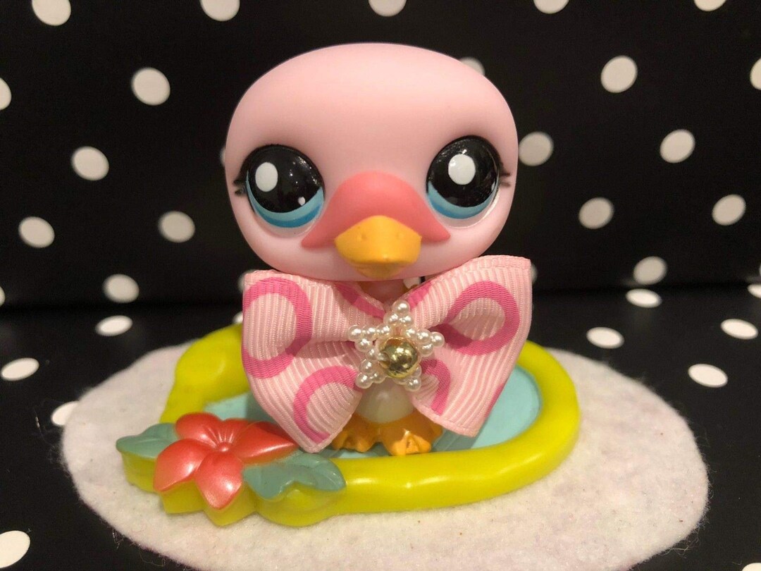 Hasbro Littlest Pet Shop Swan With Accessories #2075 European LPS - Etsy