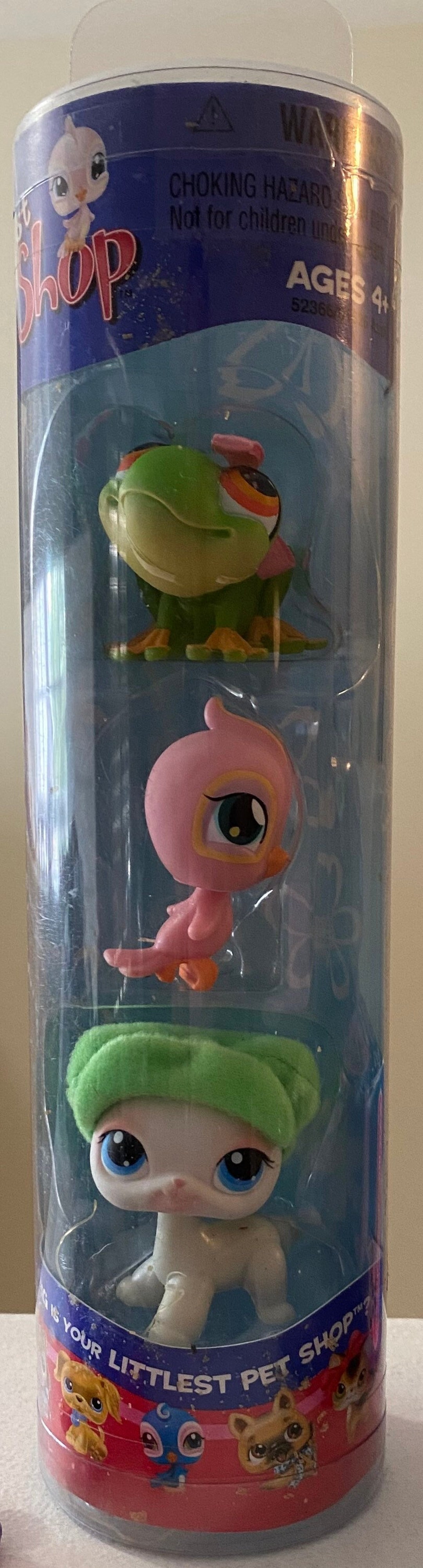 Littlest Pet Shop Tube Set of 3 Original LPS Friends 64 White Cat ...