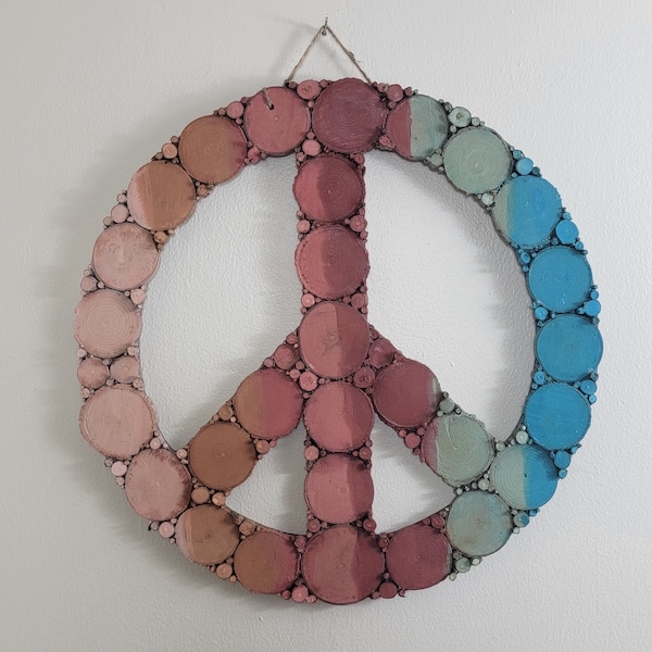 Hanging Peace Sign - Etsy