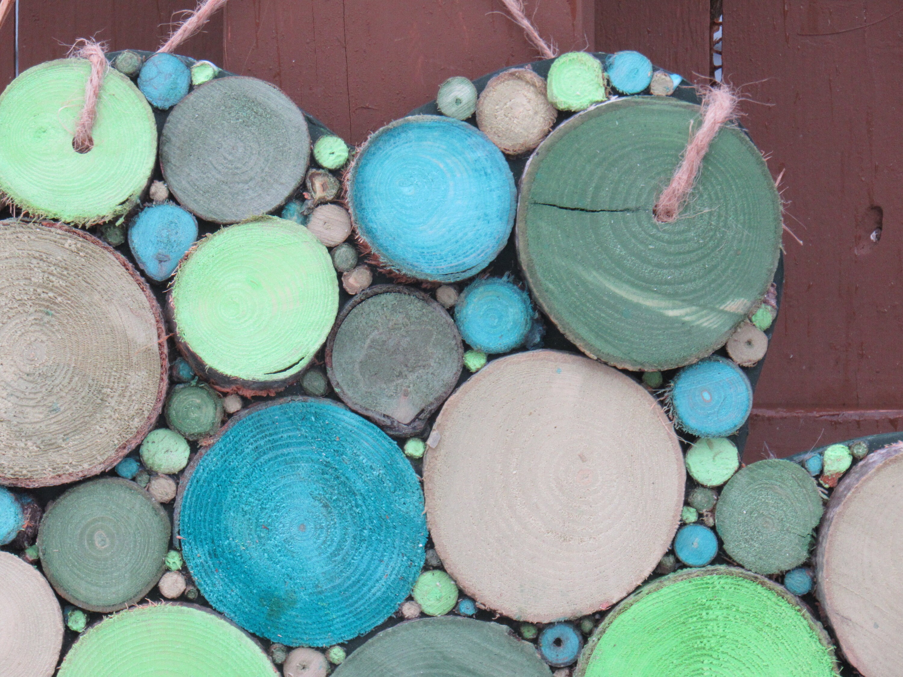 Medium Handmade Wooden Mosaic Shamrock in Multiple Shades of | Etsy