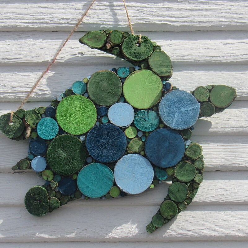 Sea Turtle Mosaic - Etsy