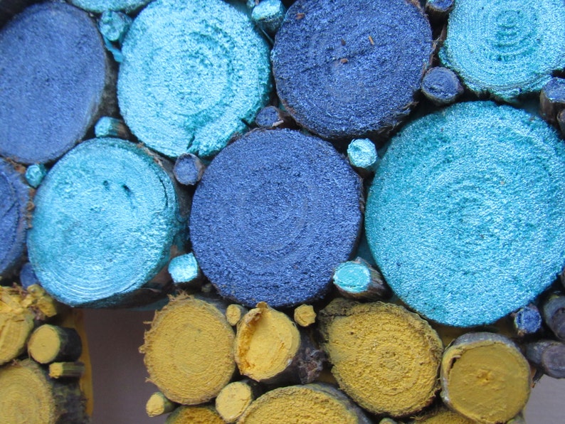 Owl Wooden Mosaic Wall Art Featuring a Birch Wood Backer | Etsy