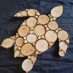 Paint It Yourself Turtle Wooden Mosaic Wall Art With Birch Wood Backer ...