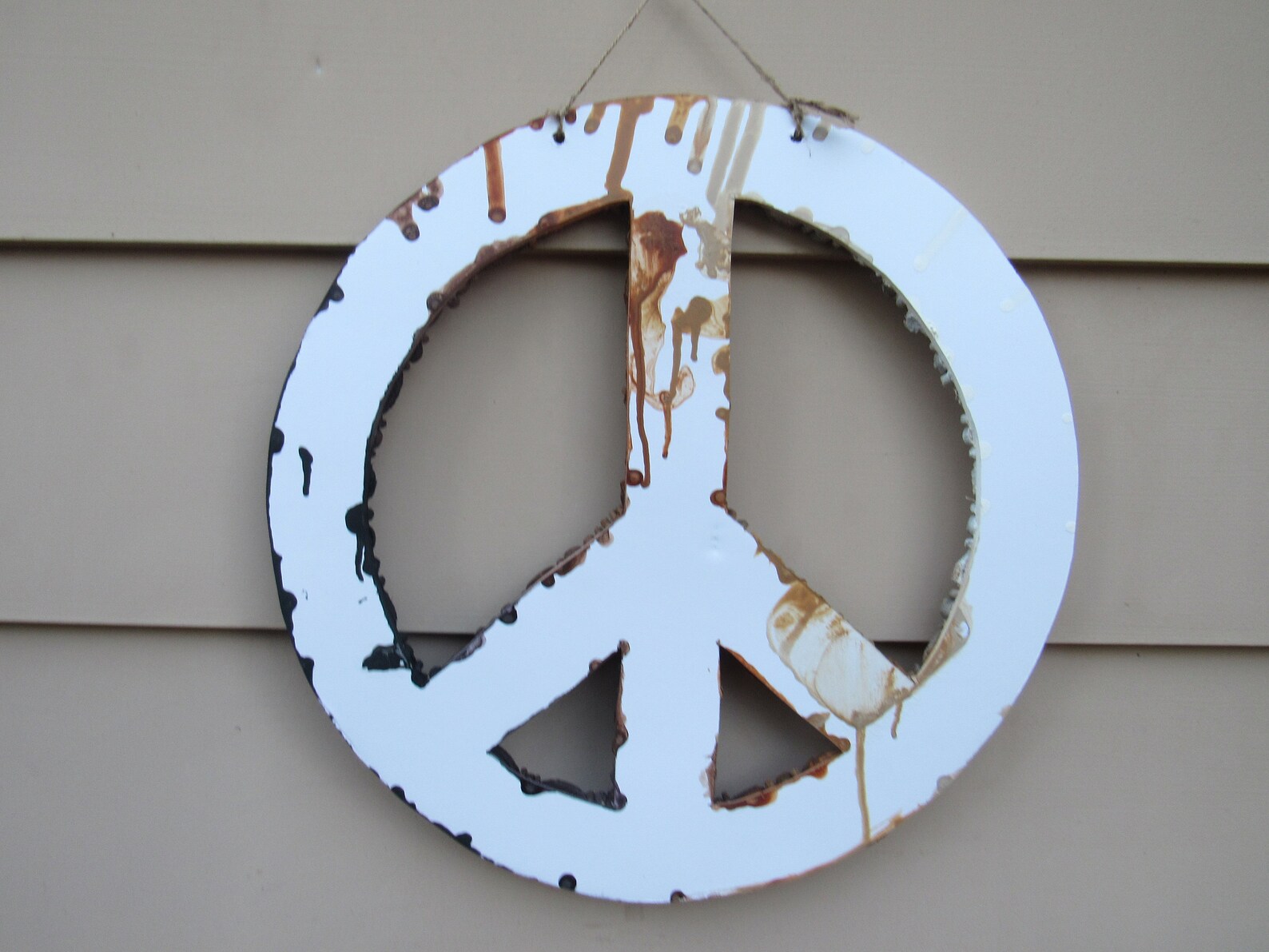 Unity Peace Sign Wooden Mosaic Wall Art With a Birch Wood - Etsy
