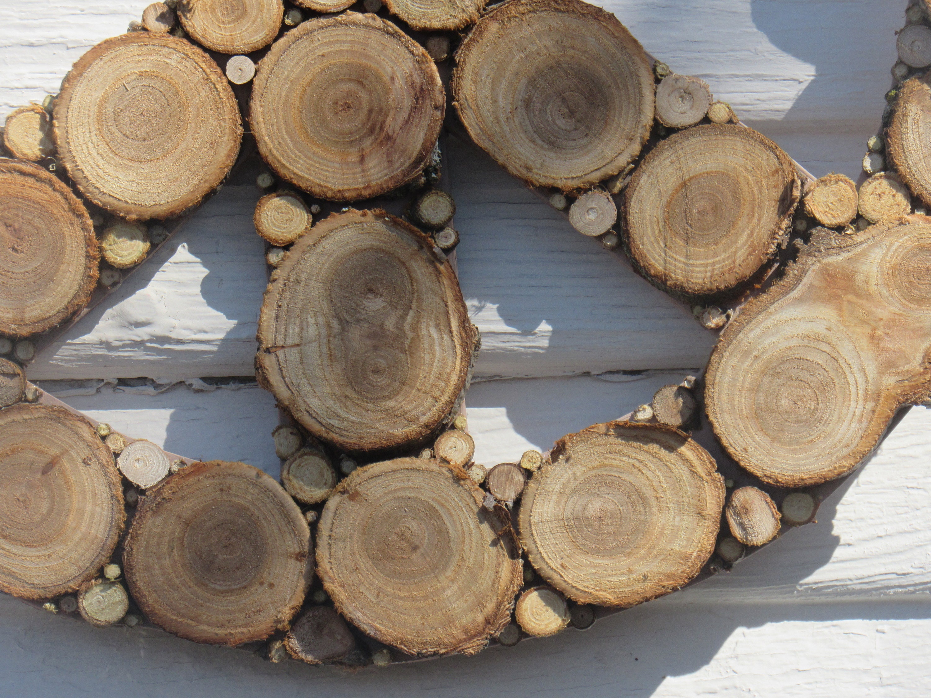 Natural Wood Peace Sign Wooden Mosaic Wall Hanging With a - Etsy Ireland