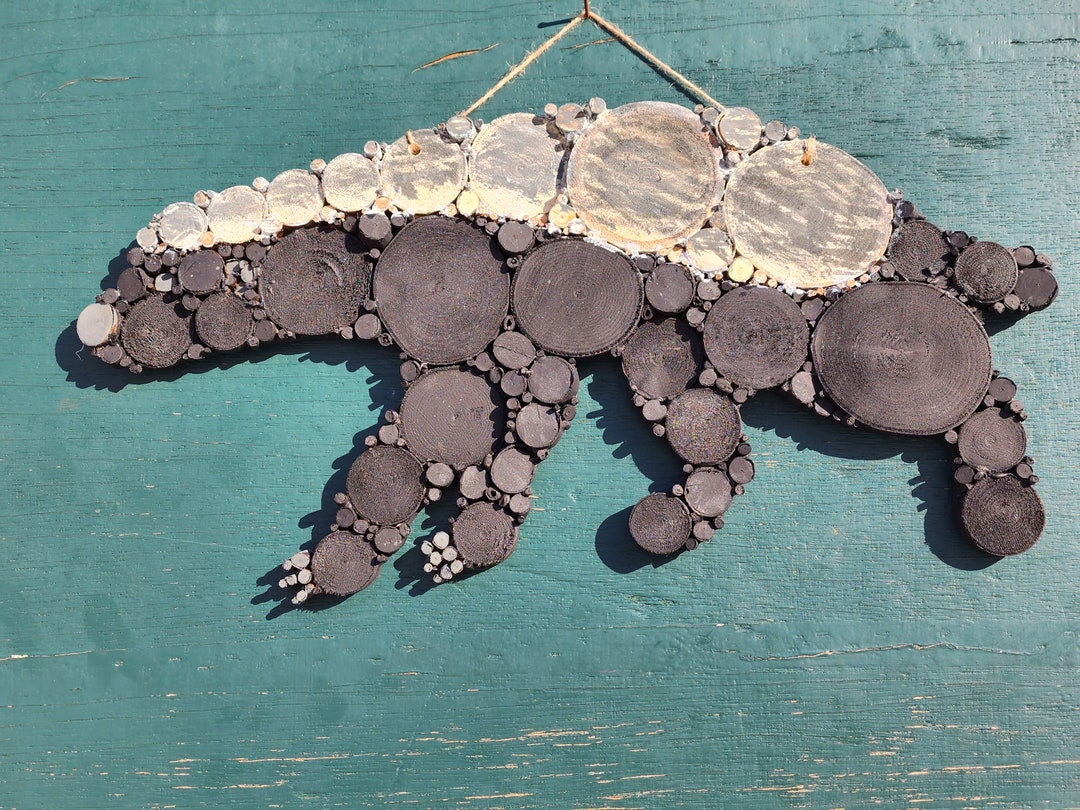 Medium Honey Badger Wooden Mosaic Wall Art With a Birch Wood Backer - Etsy