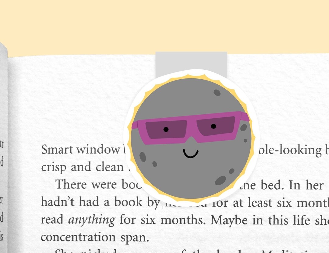 Solar Eclipse 2024 Magnetic Bookmark Souvenir - Etsy