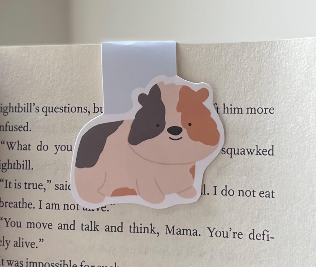 Guinea Pig Magnetic Bookmark - Etsy