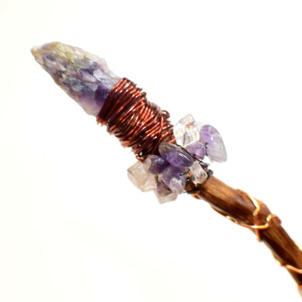 Amethyst Crystal Wand - Etsy