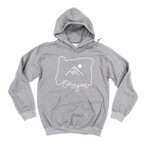 Oregon Vintage State Hoodie Oregon Hoodie State Hooded Sweatshirt ...