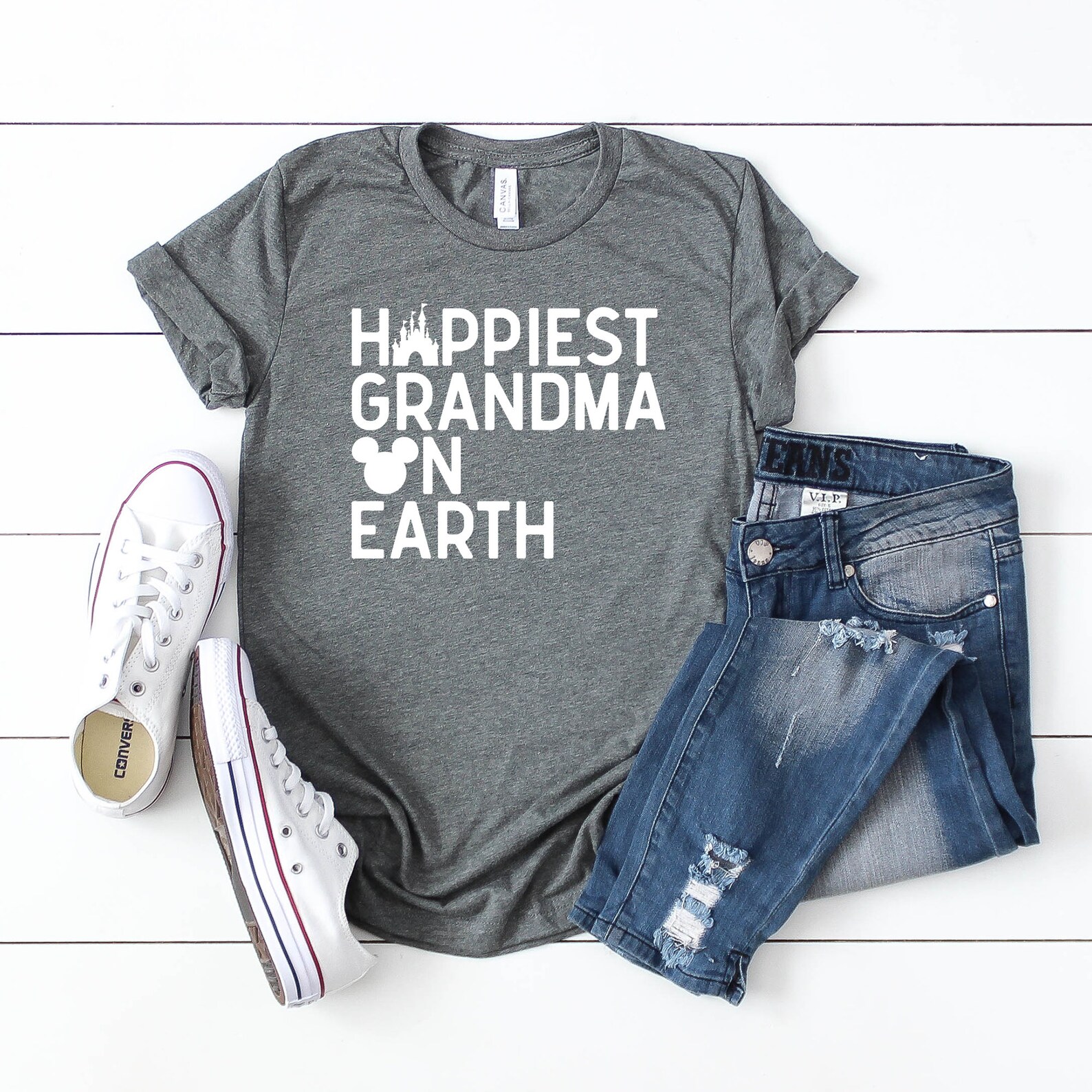 The Original Happiest Grandma on Earth Tee Disney Grandma - Etsy