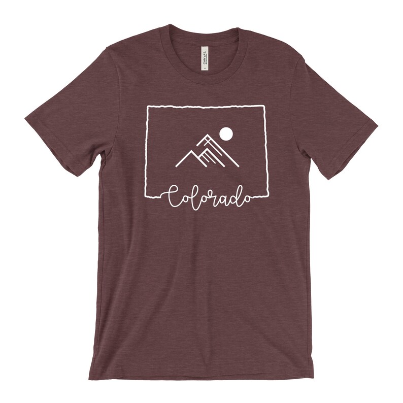 Colorado Vintage State Tee Colorado Shirt State Shirt - Etsy