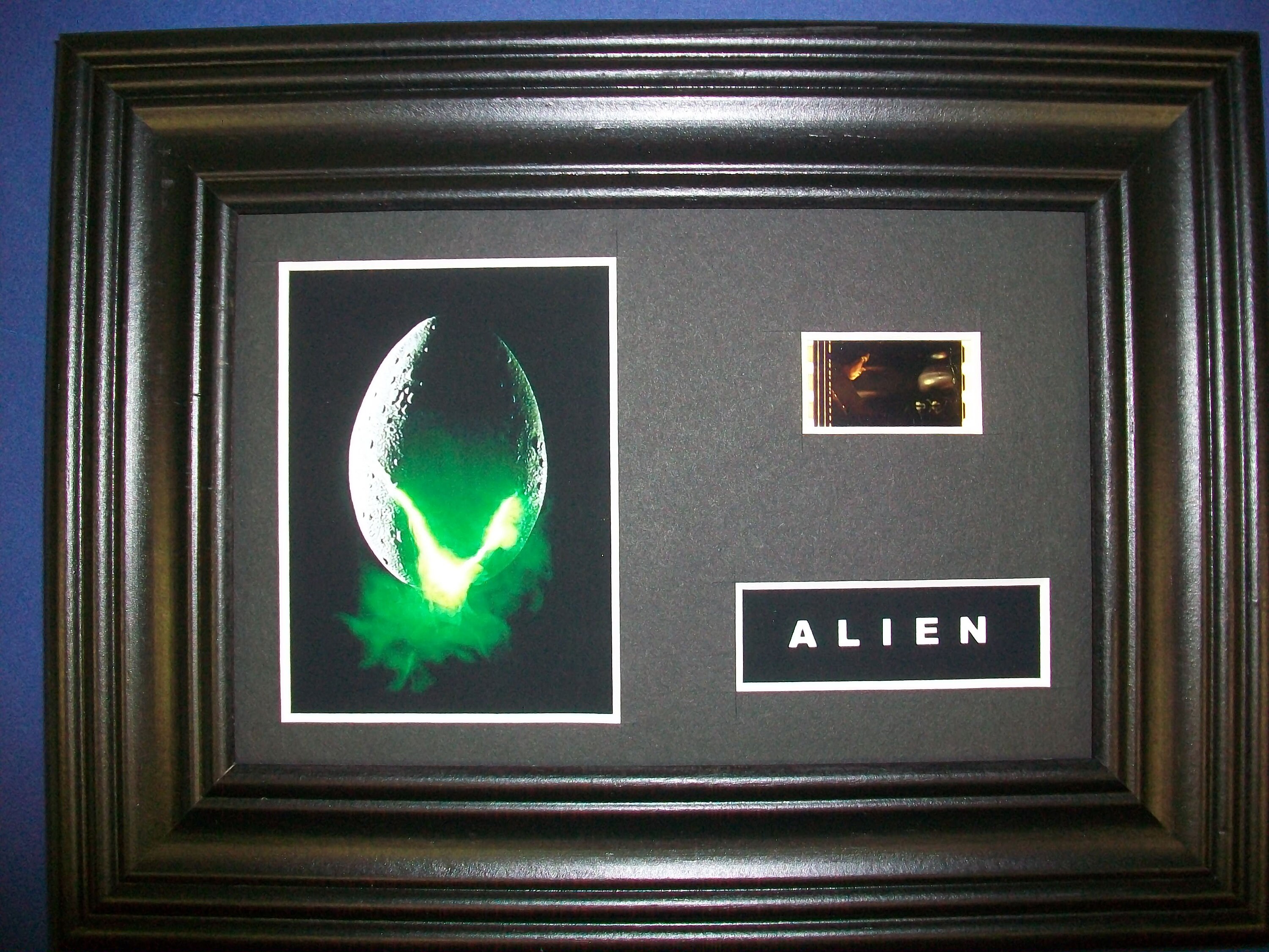 ALIEN Framed Movie Film Cell Memorabilia Complements Poster Movie Book ...