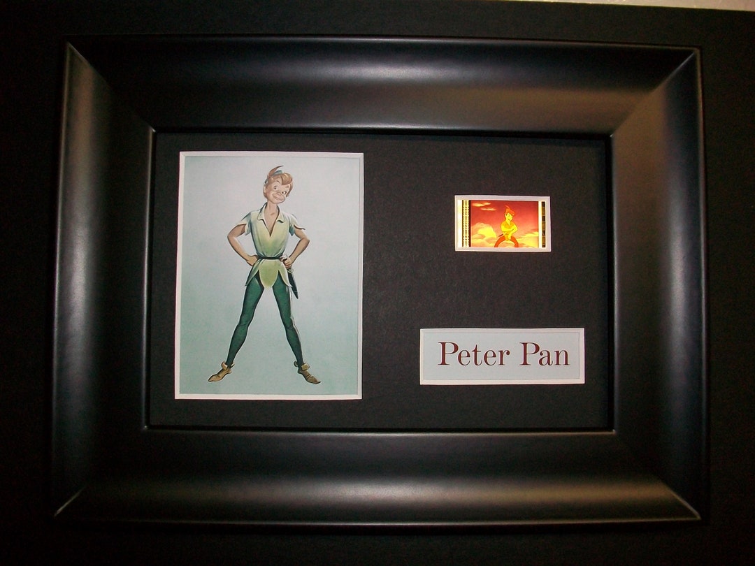 PETER PAN Framed Movie Film Cell Memorabilia - Complements Poster Movie ...