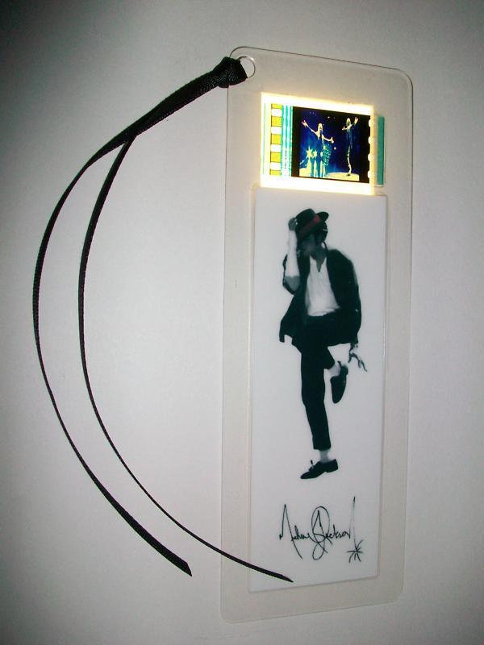 MICHAEL JACKSON Movie Film Cell Bookmark Collectible - Complements ...