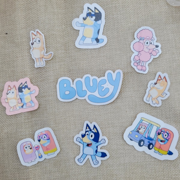 Bluey Stickers - Etsy