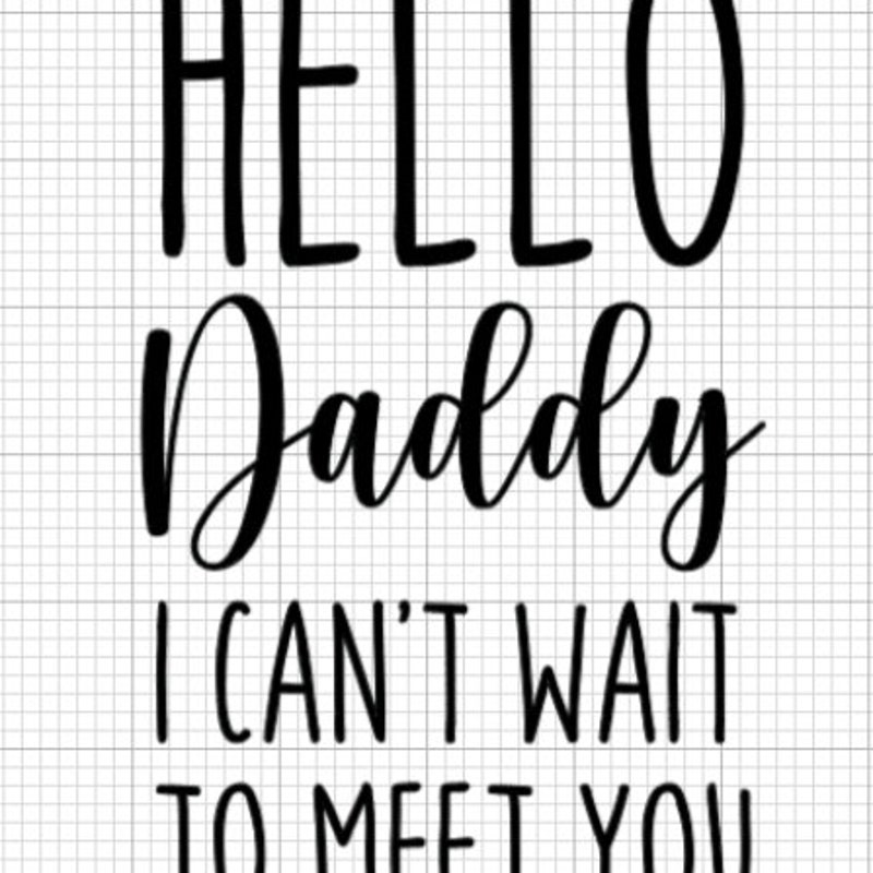Hello Daddy - Etsy