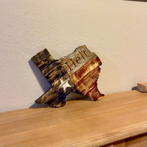 Personalized Texas Flag Wood Sign | Wood Wall Decor | Home Wall Decor ...