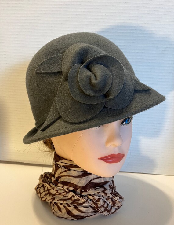 Croft & Barrow Women's Super Cute Cloche Winter Hat Gray - Etsy