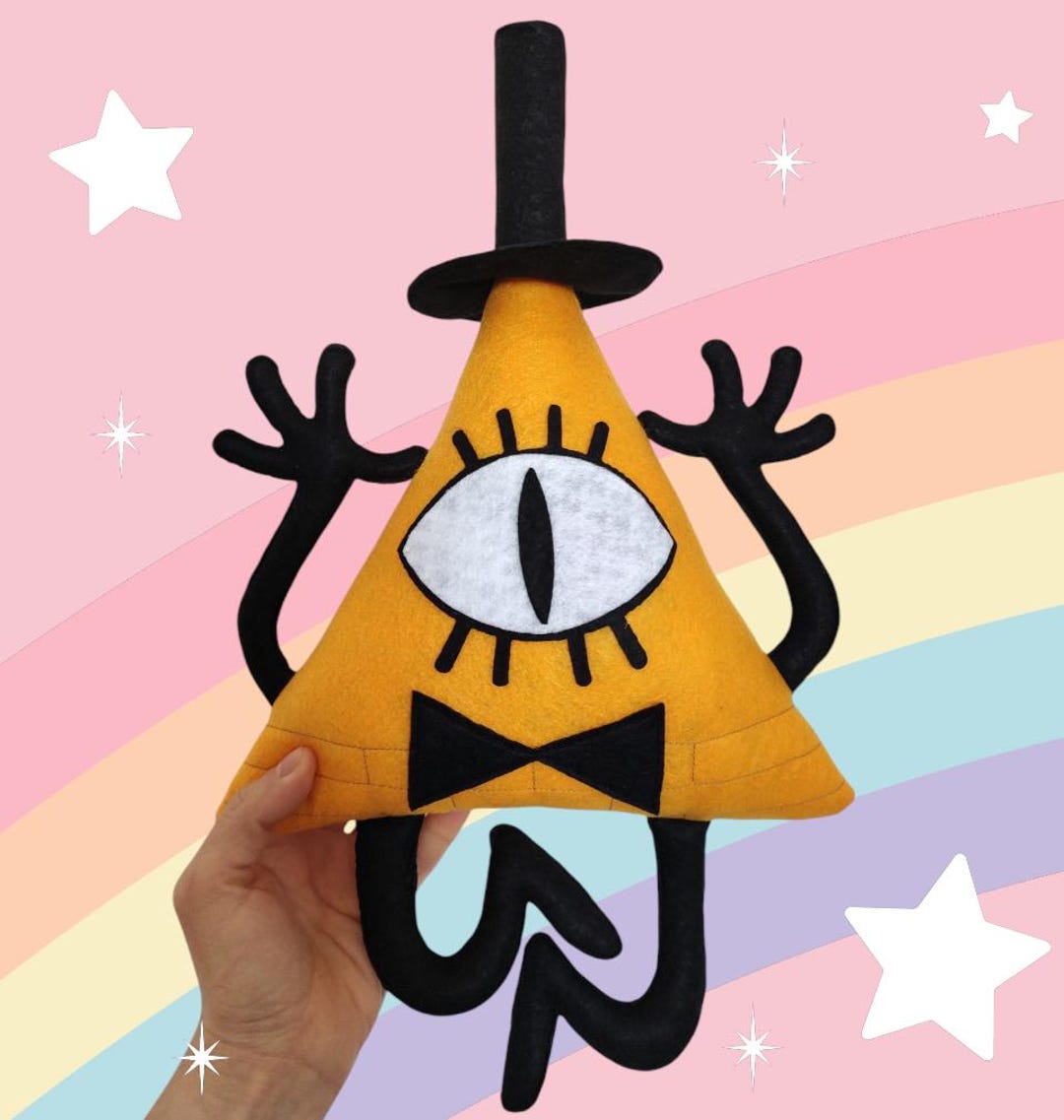 Pattern PDF Bill Cipher Gravity Falls for Felt Figure, Digital File ...