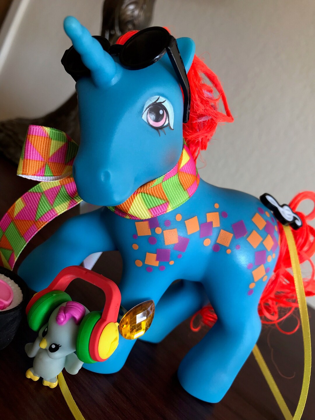 Vintage G1 My Little Pony Rockin' Beats TUNEFUL Unicorn Tunefull ...