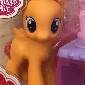 Vaulted My Little Pony PINKIE PIE & SCOOTALOO Cutie Mark Magic Bake Set - G4, 3", Brushable ...