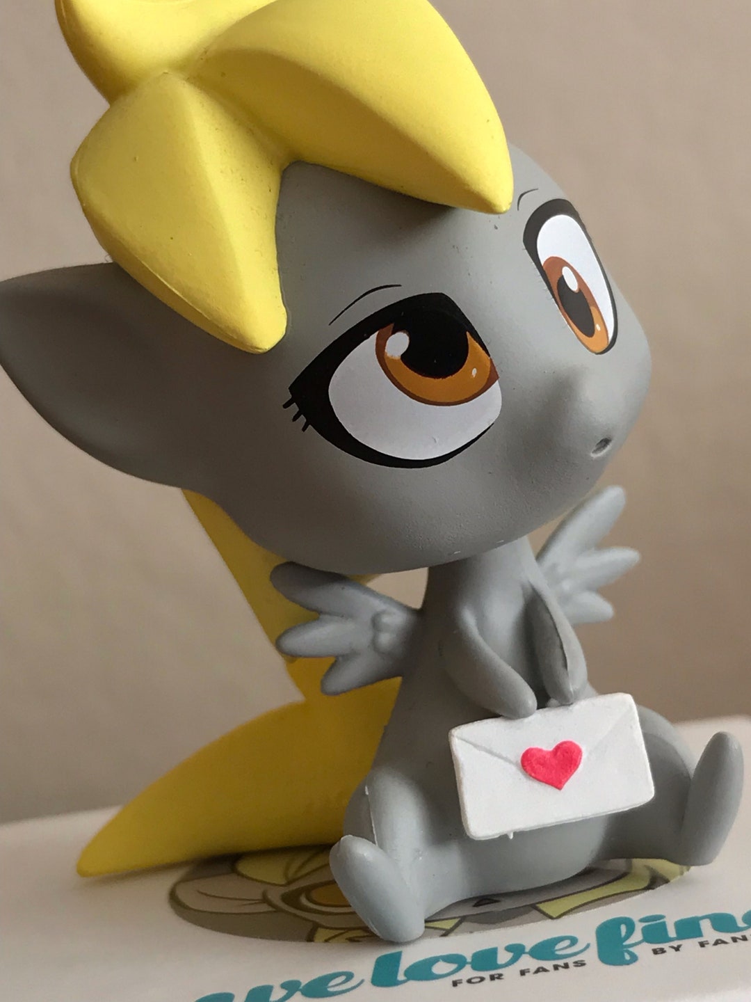 Retired My Little Pony DERPY DITZY DOO Muffins Vinyl Chibi Figurine ...