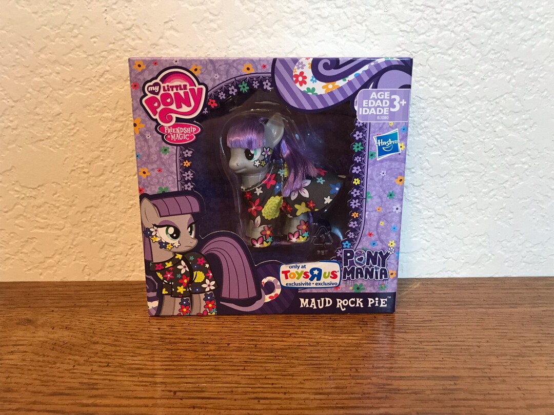Vaulted My Little Pony MAUD ROCK PIE Pony Mania Ponymania, Mint in ...