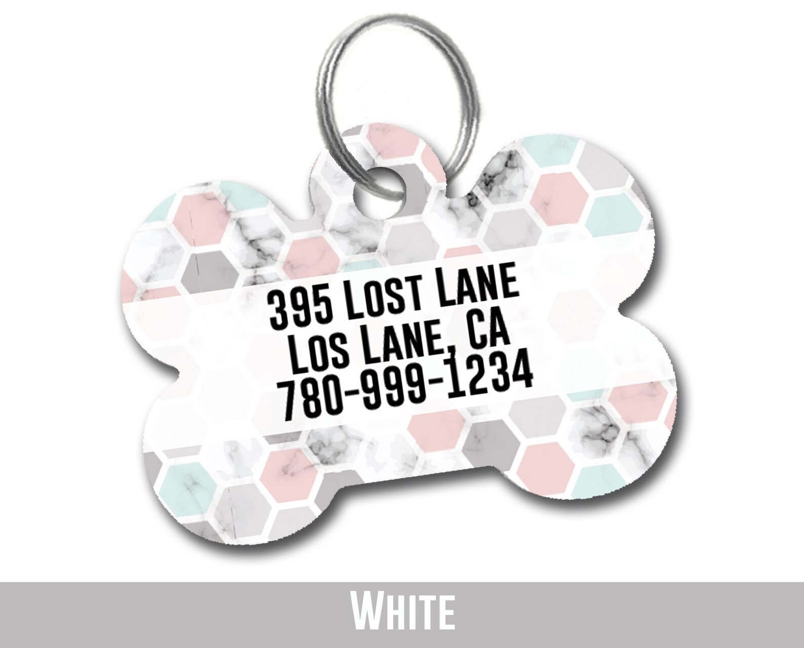 Pet ID Tag Double Sided Dog Tag for Dog ID Tag Pastel - Etsy