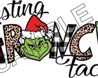 Grinch Sublimation Ready to Press | Etsy