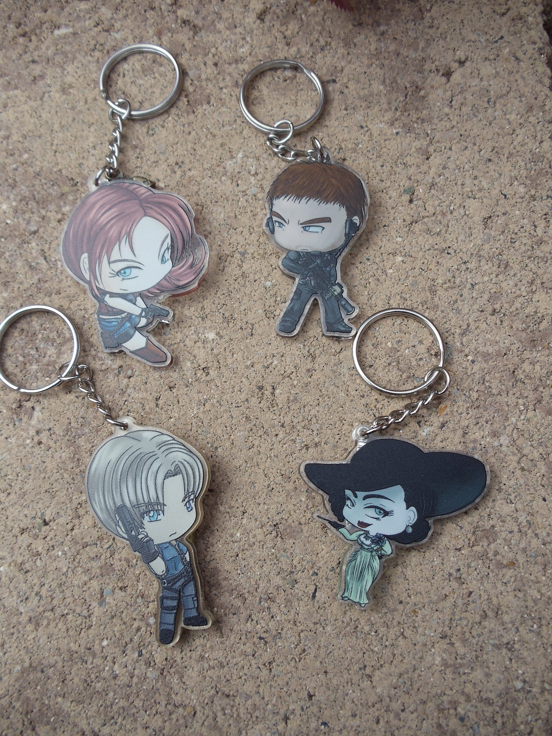 Resident Evil - Lady Dimitrescu, Chris and Claire Redfield, and Leon S ...