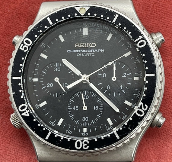 vintage seiko quartz chronograph - Gem