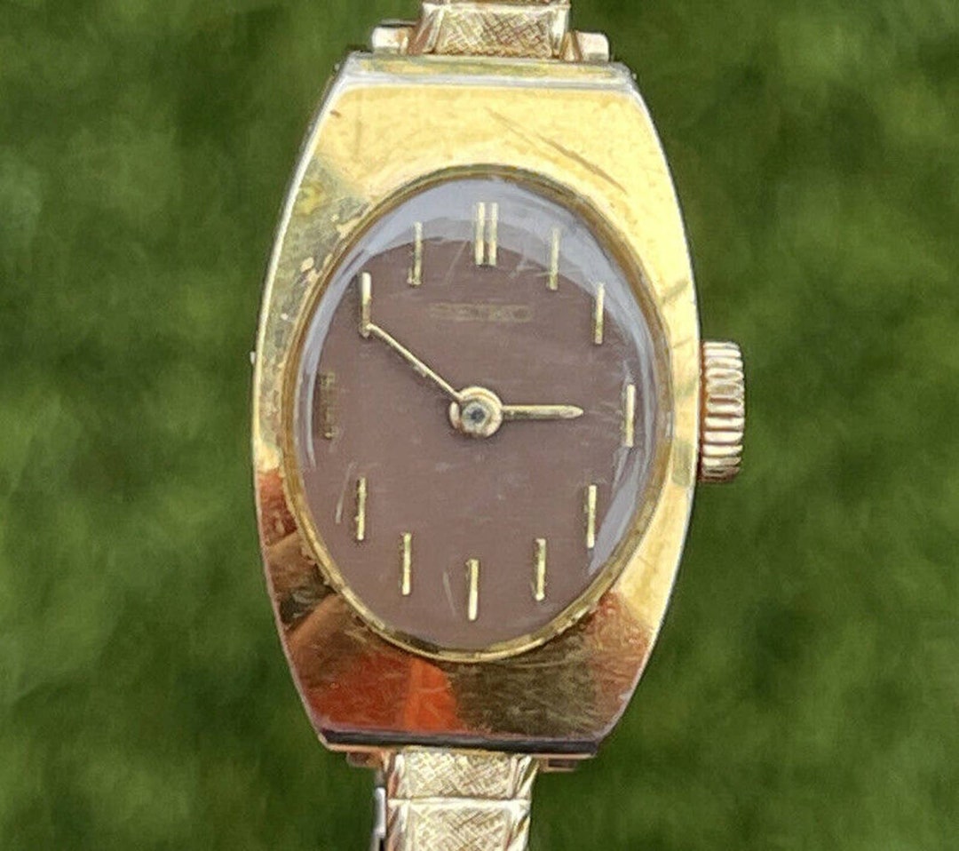 Vintage Seiko 11-7039 Lady 17 Jewel Gold Tone Hand-winding - Etsy