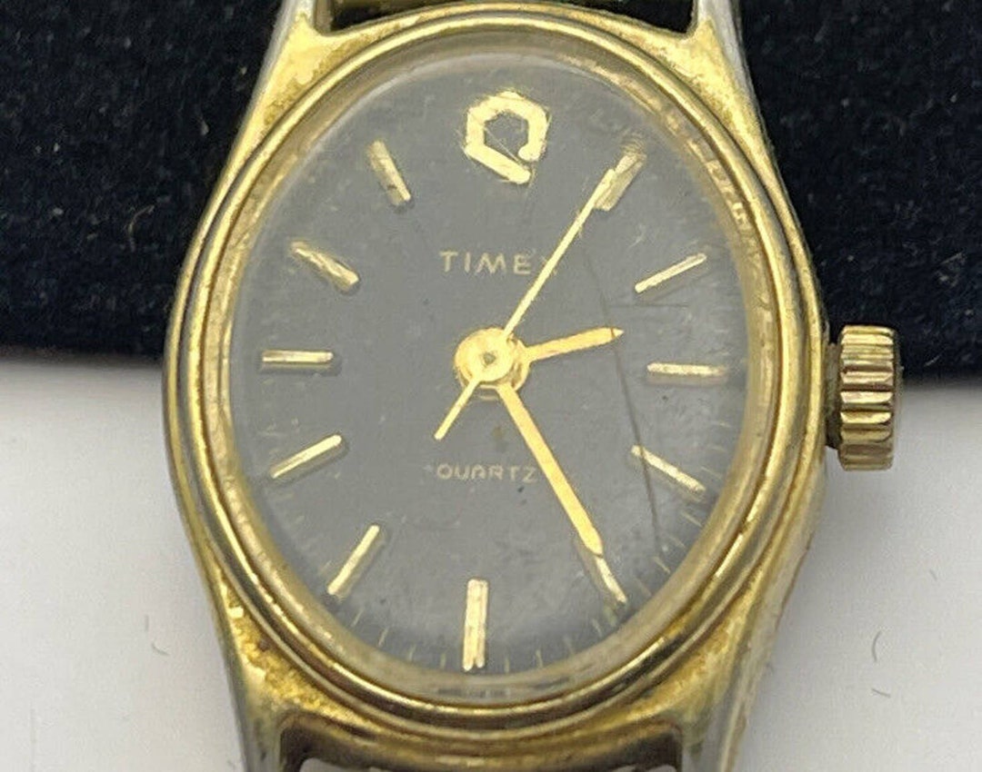 Vintage F Timex Q Gold Ladies Korea S Cell Vtg Watch Repair No - Etsy