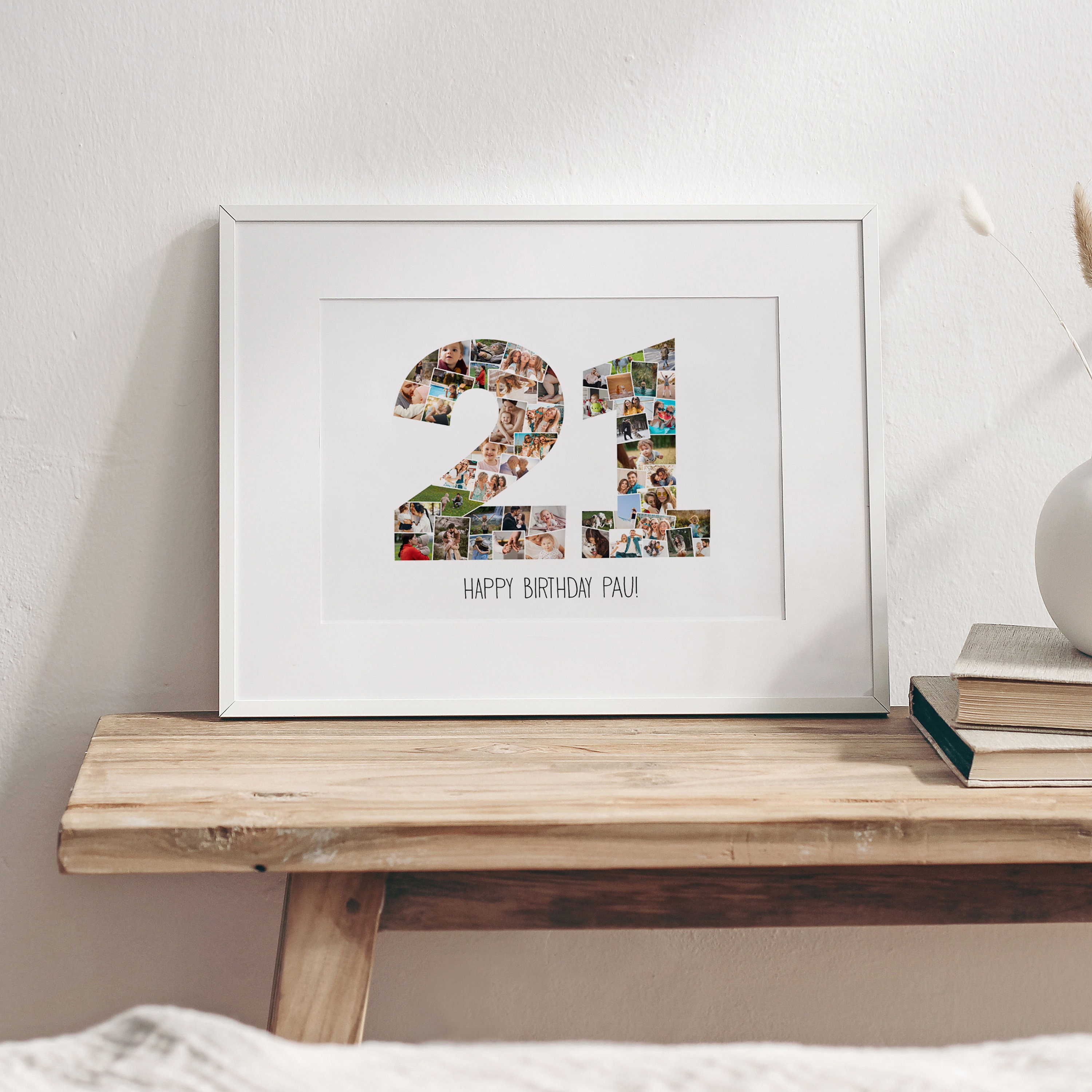 21st Photo Collage 21st Birthday Gift for Daughter 21st | Etsy