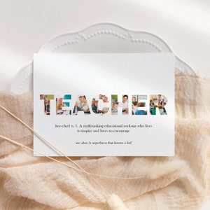 End of Year Teacher Gift From Students, Teacher Gifts Personalized ...