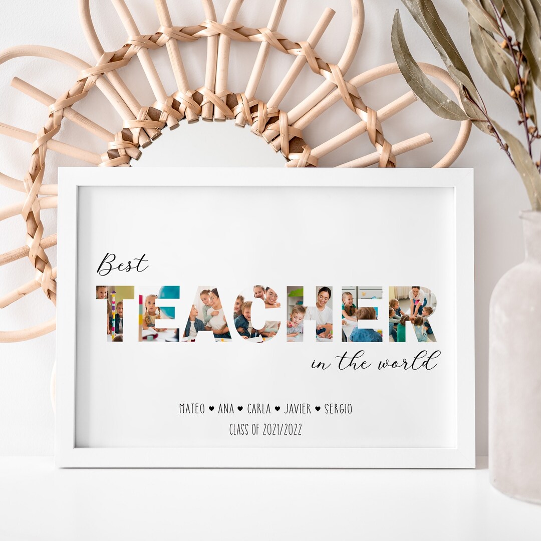 End of Year Teacher Gift From Students, Teacher Gifts Personalized ...