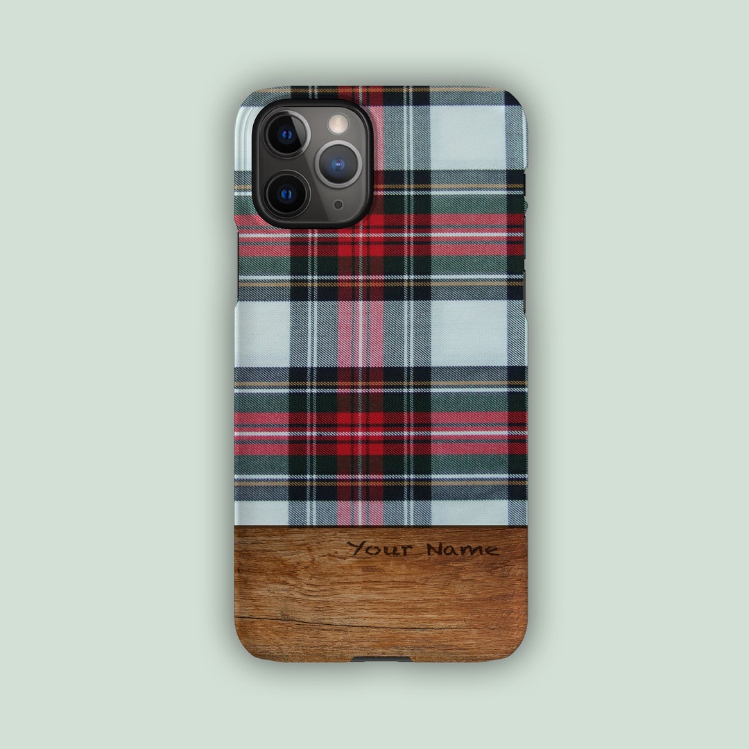 PLAID RED Phone Case for iPhone 15, iPhone 15 Pro, iPhone 14, iPhone 13 ...