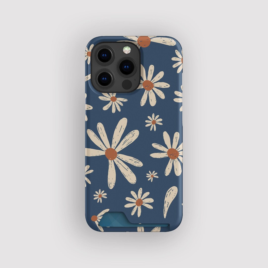 Daisy Days Card Holder Case - Modern Cover for Galaxy S21, With an ...