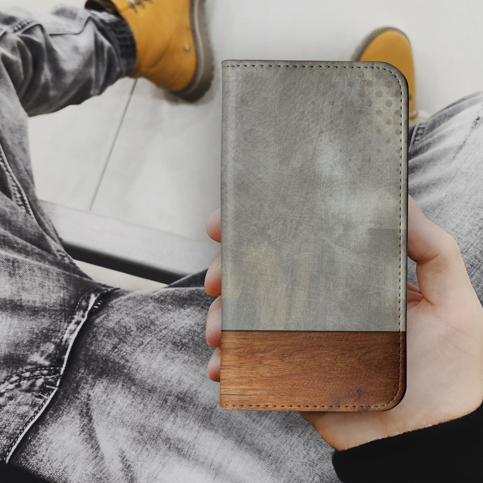 Brushed Metal Phone Wallet Case: for Samsung S25 Ultra, Samsung S24 ...