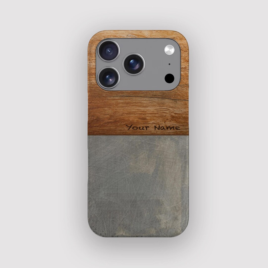 Brushed Metal Grey Urban Phone Case for Apple iPhone 17, 16, 15 ...