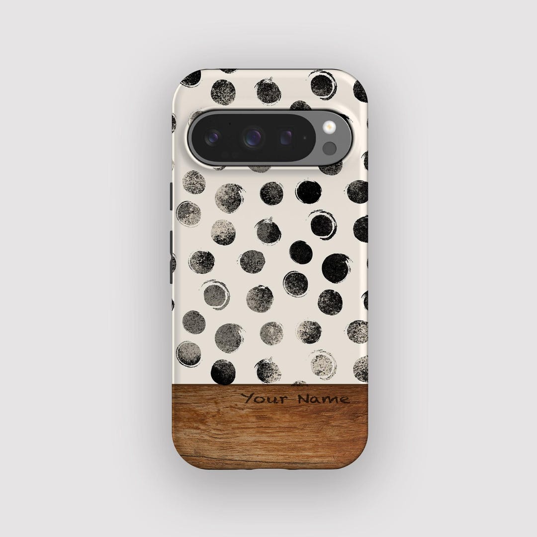 Abstract Polka Dot Phone Case, Messy Spot Design for Pixel 10 Pro ...