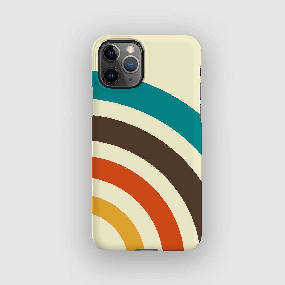Retro Arch Phone Case: for iPhone 17, 16e, 15, 14, 13. Rainbow Bold - Etsy