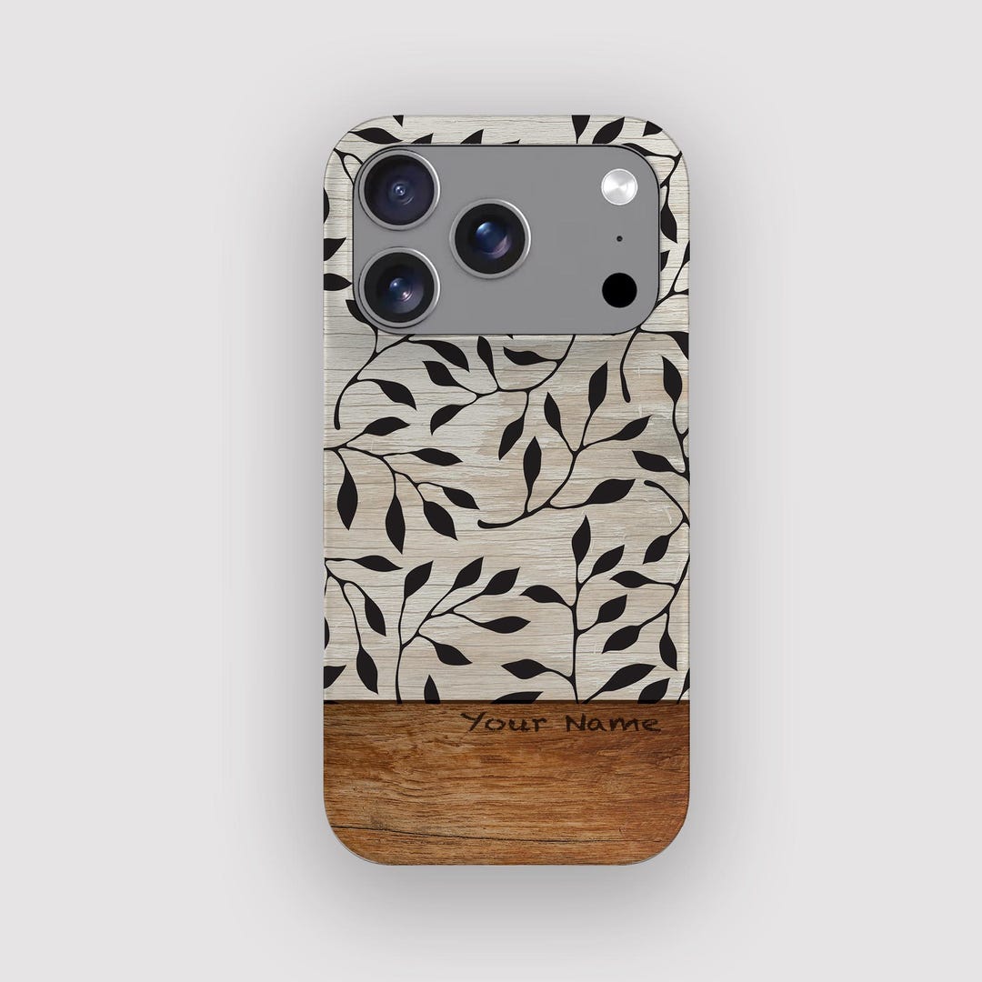 Lost Leaf Floral Abstract Phone Case for iPhone 17, 16, 15, 14 ...
