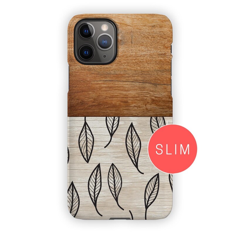 Loose Leaf Phone Case: for iPhone 17 Pro, 16e, 15, 14, 13. Floral ...