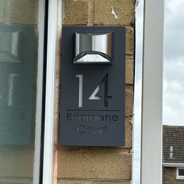 Lit House Numbers - Etsy