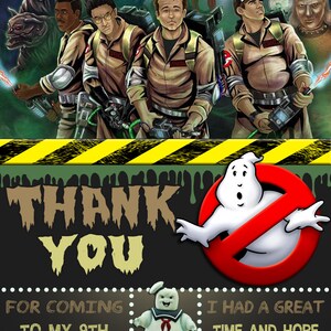 Ghostbusters Birthday Invitation, Digital-print Yourself Ghostbusters ...
