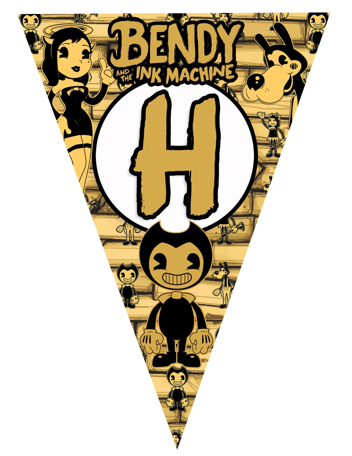 Bendy and the Ink Machine Birthday Party Banner - Etsy Canada