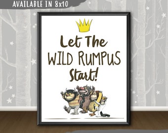 Let the Wild Rumpus - Etsy
